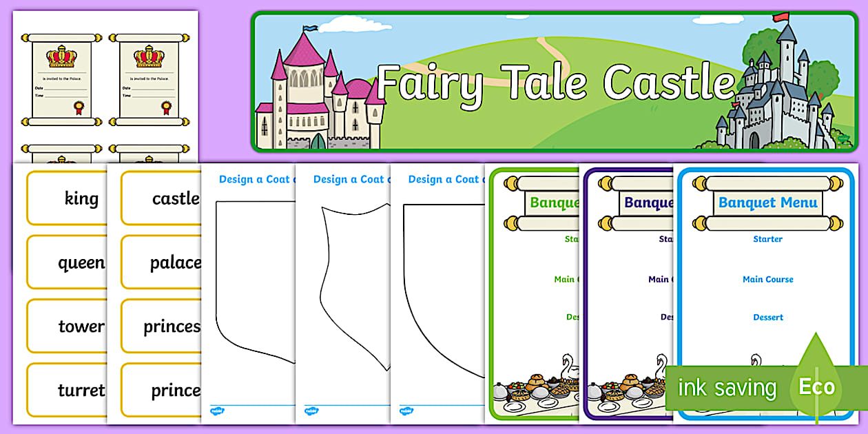 Editable Fairy Tale Castle Role Play Pack (teacher made)