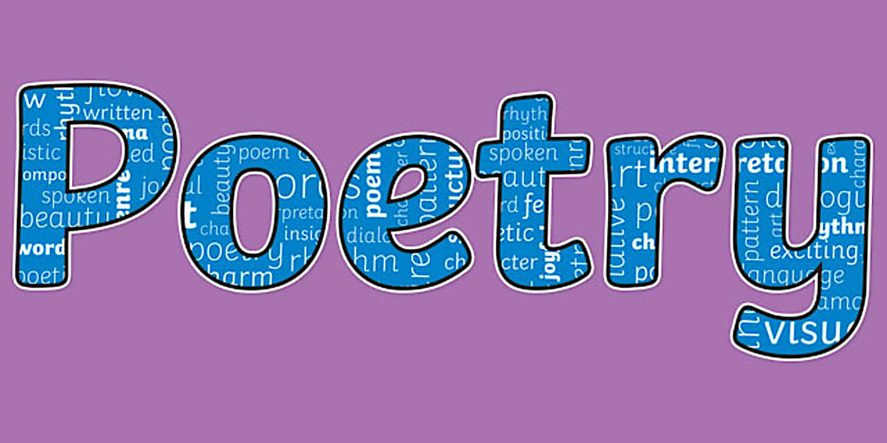 Poetry Bulletin Board Lettering
