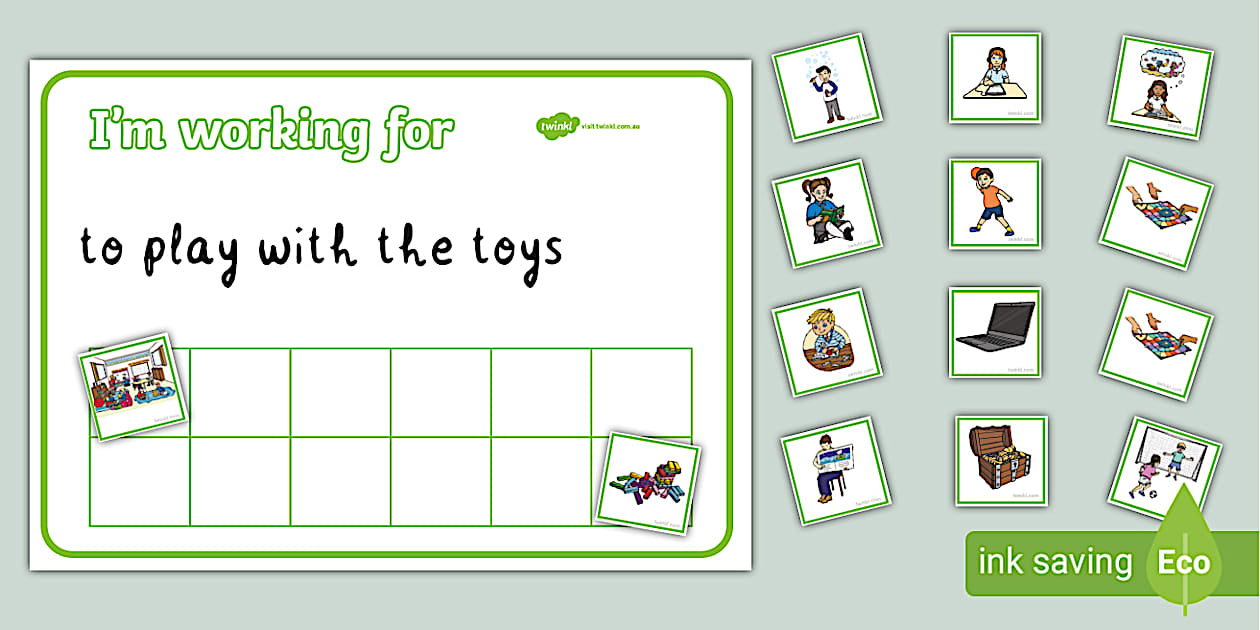 I'm Working For - Rewards Chart (Teacher-Made) - Twinkl