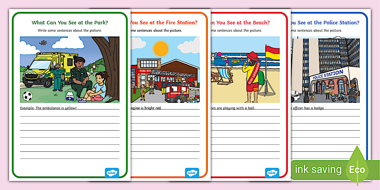 People Who Help Us Writing Stimulus Picture Pack - Twinkl