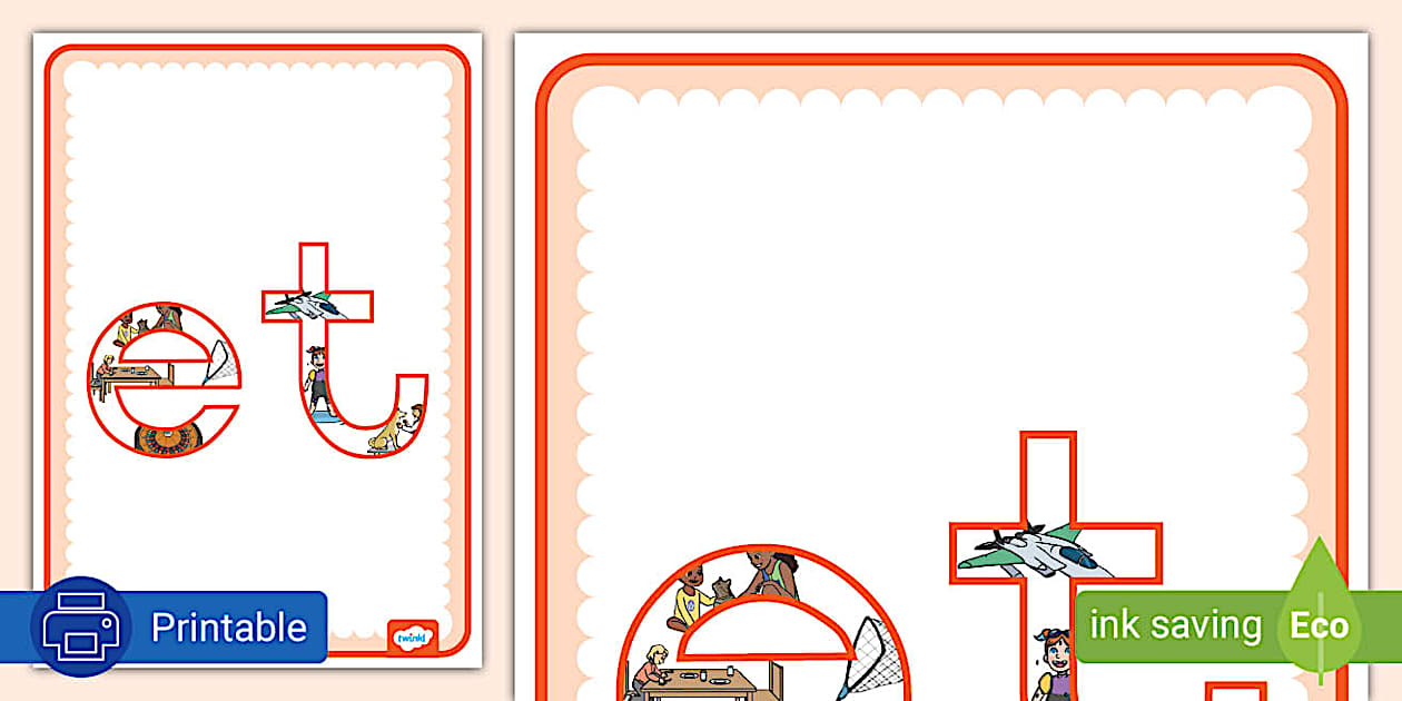 Grade 1 Phonics: -et Sound Picture Poster - Twinkl