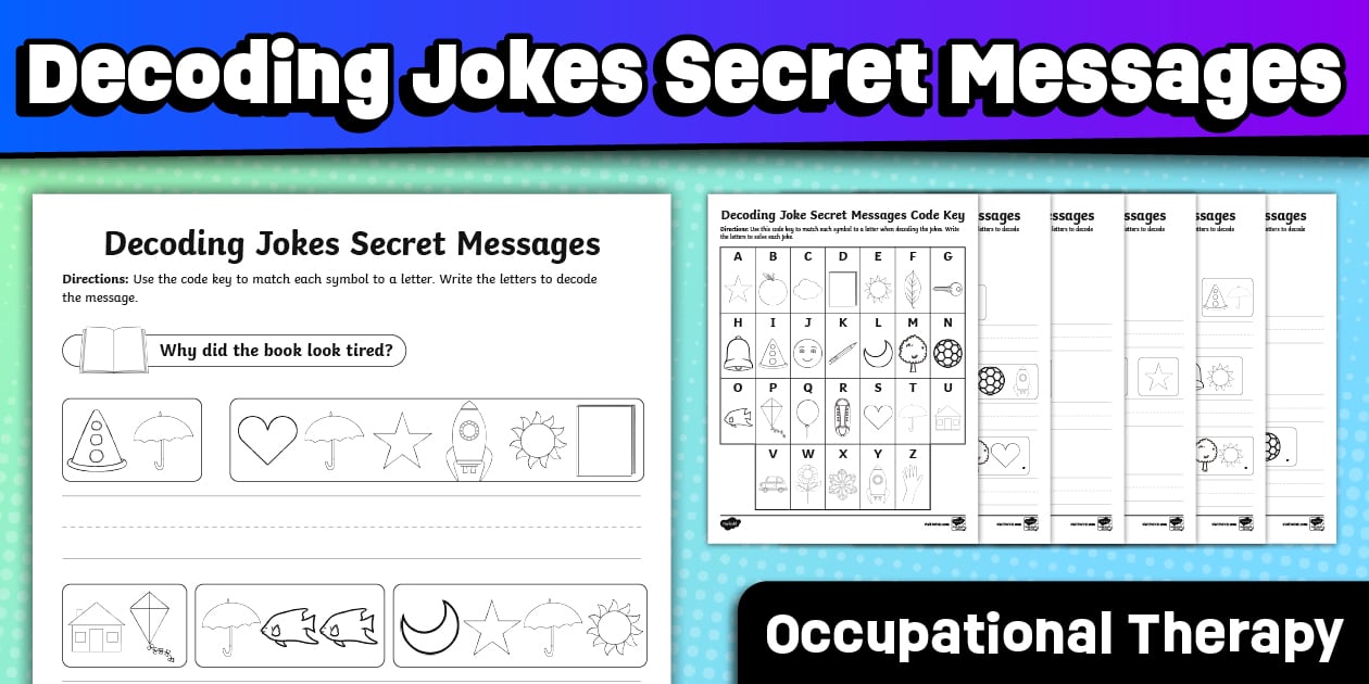 Fun Occupational Therapy Jokes Activity | Twinkl USA
