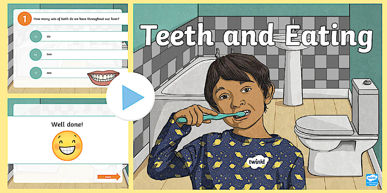 Teeth and Eating Challenge PowerPoint - Twinkl