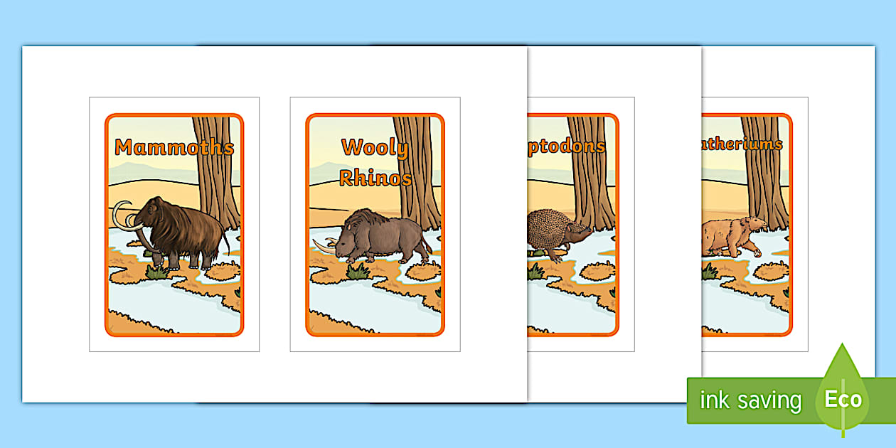 IKEA Tolsby/Fiestad Stone Age Animals Themed Group Signs Prompt Frame ...