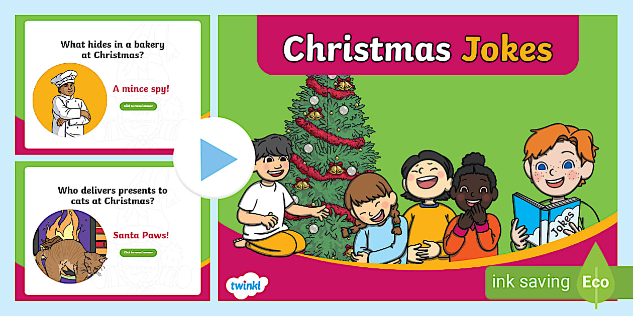 A Christmas Jokes PowerPoint - KS1- Teacher Made Resource