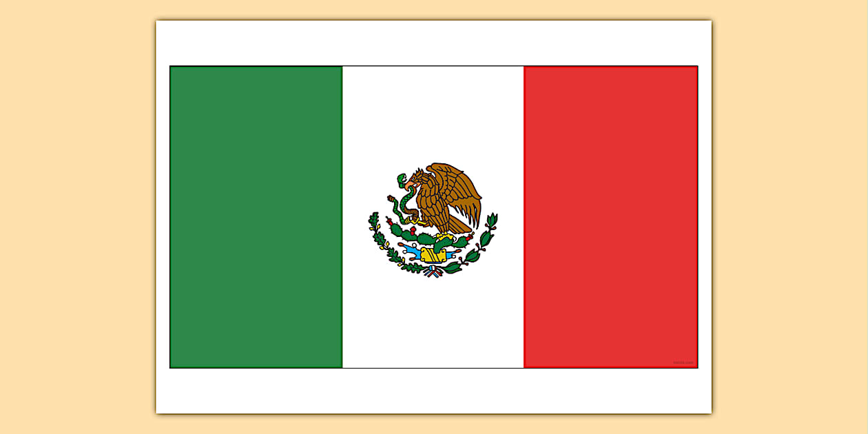 Mexico Flag Poster – Display Posters – Twinkl Resources