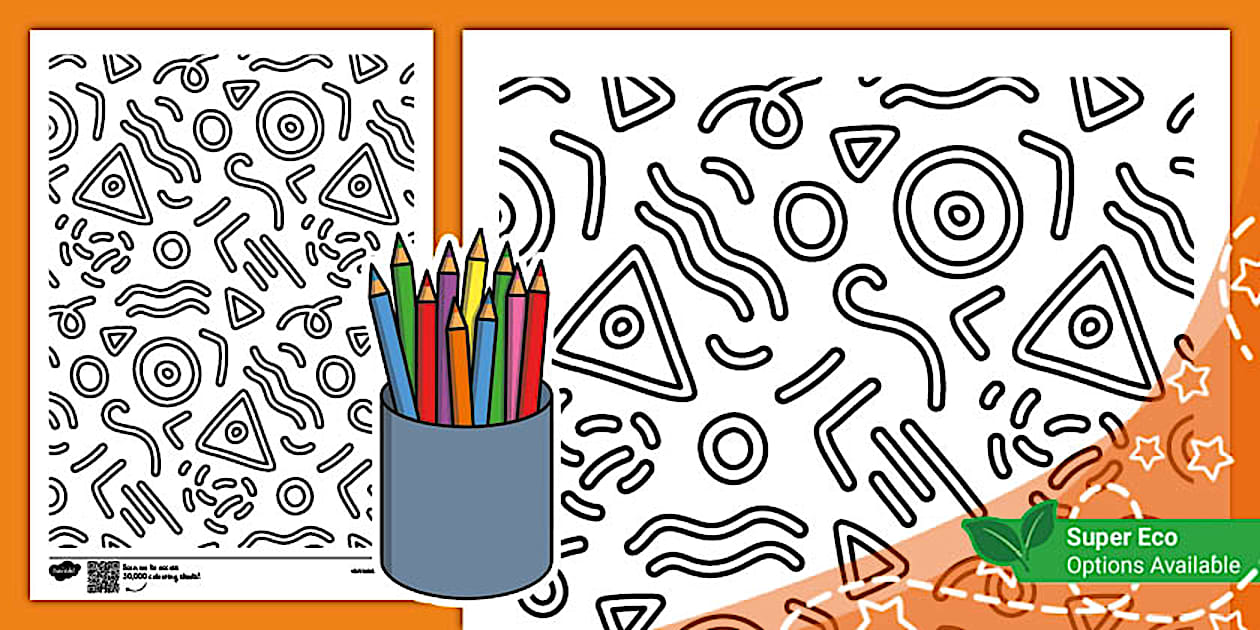 Confidence Boost Shapes Colouring Page (teacher made)