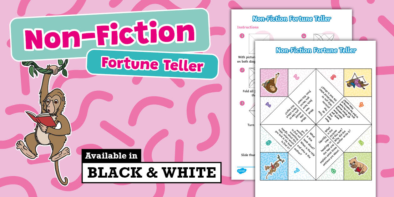 Non-Fiction Fortune Teller - Literacy Activity