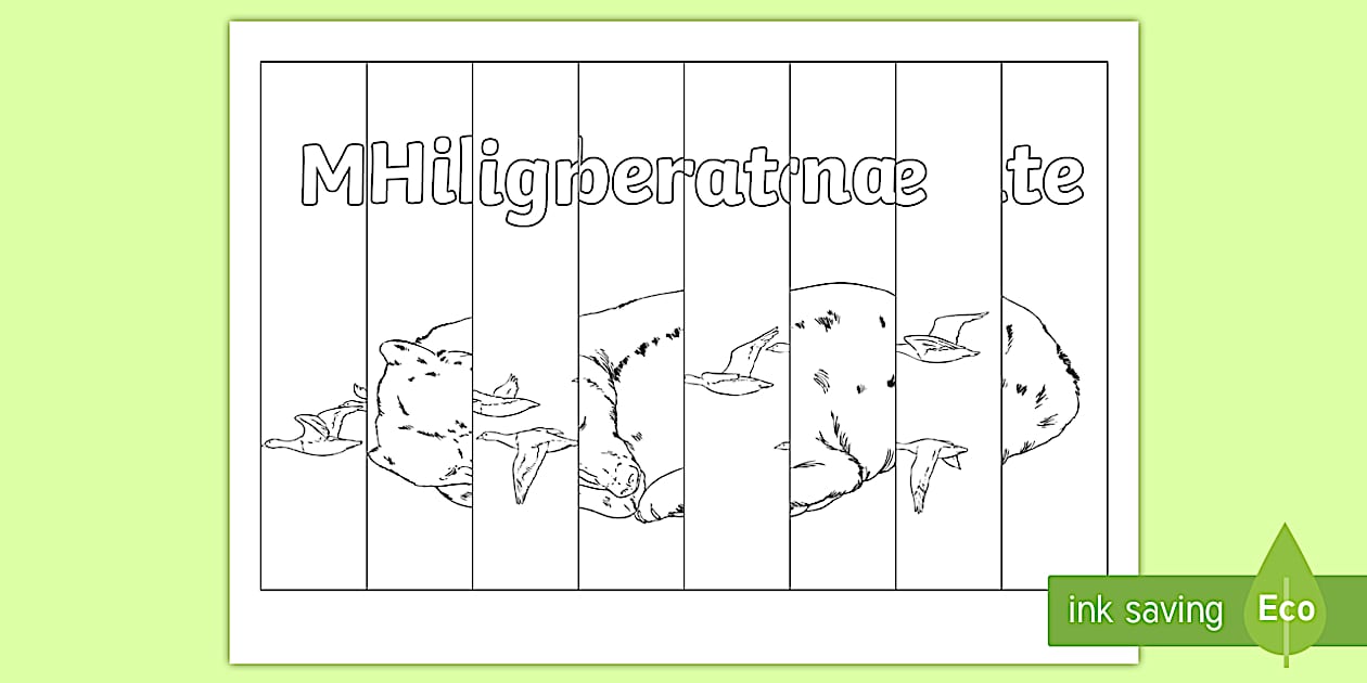 Hibernate and Migrate Agamographs Colouring Pages - Twinkl