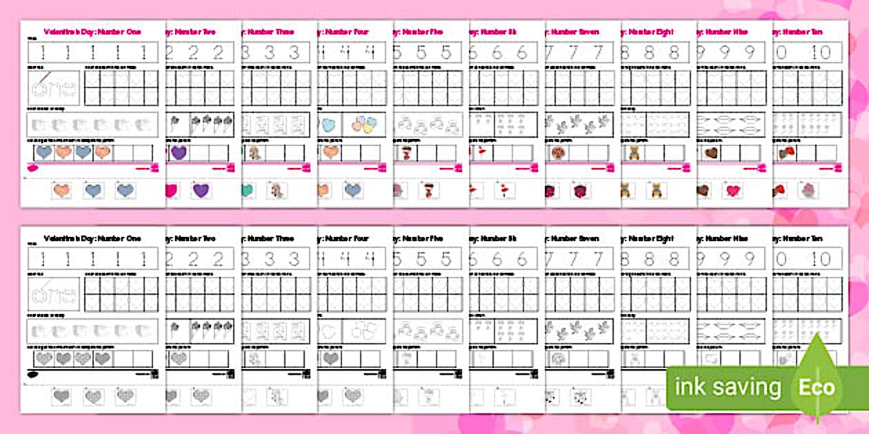 Valentine's Day Math Worksheets Pack for Kids | Twinkl USA