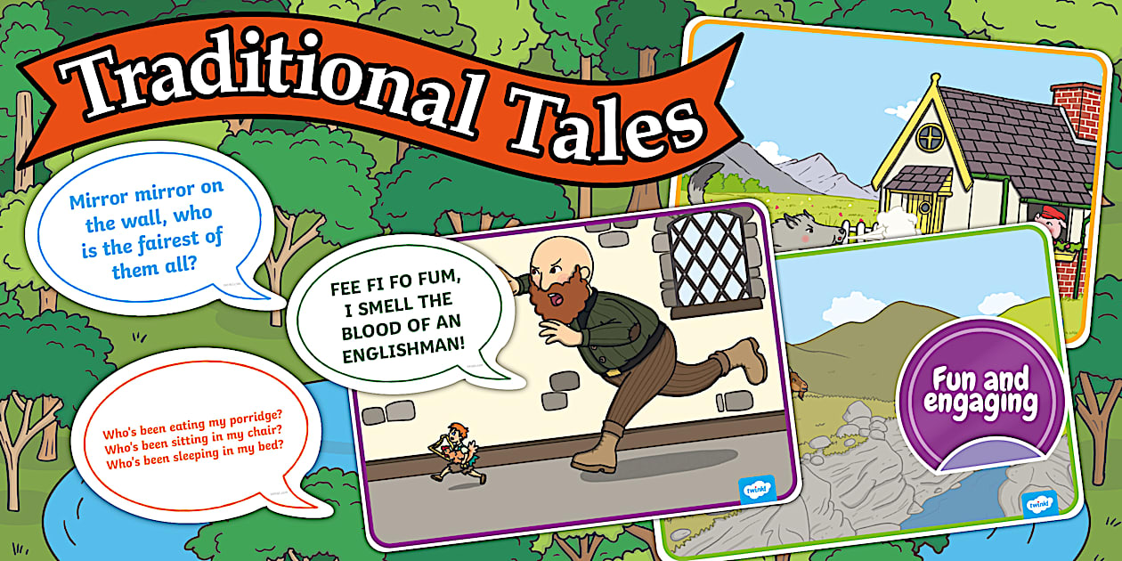 Traditional Tales Cut-out Display Speech Bubbles