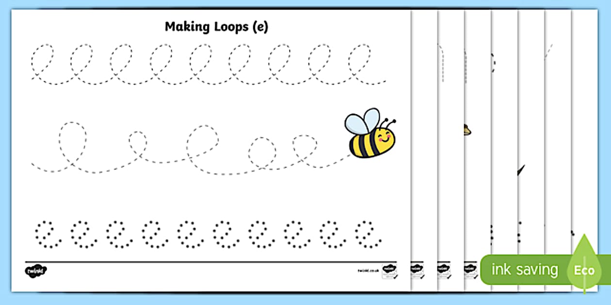 Pencil Control Worksheets - ESL Handwriting Resources