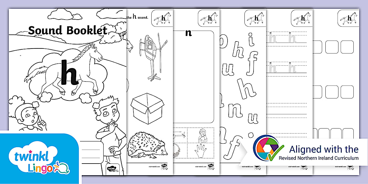 h Initial Letter Activity Book (Teacher-Made) - Twinkl