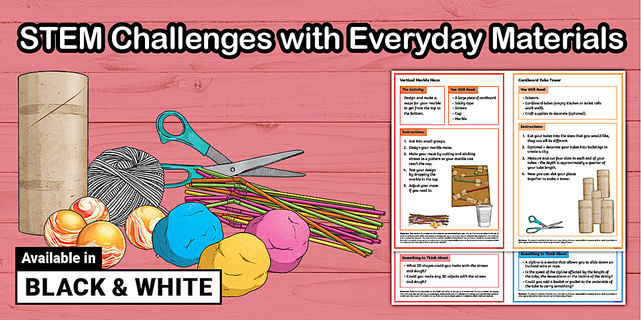 STEM Challenges with Everyday Materials