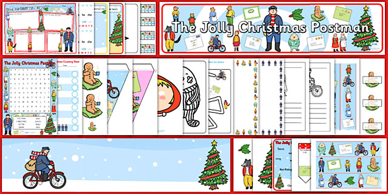 The Jolly Christmas Postman Activities KS1 (Teacher-Made)