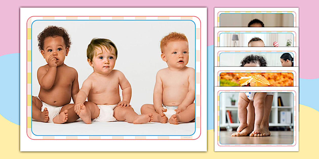 Babies Photo Cards (Teacher-Made) - Twinkl
