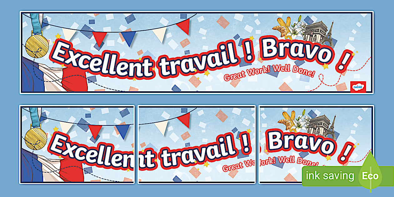 👉 French: Wow Wall Display Banner - KS2 Resource - Twinkl