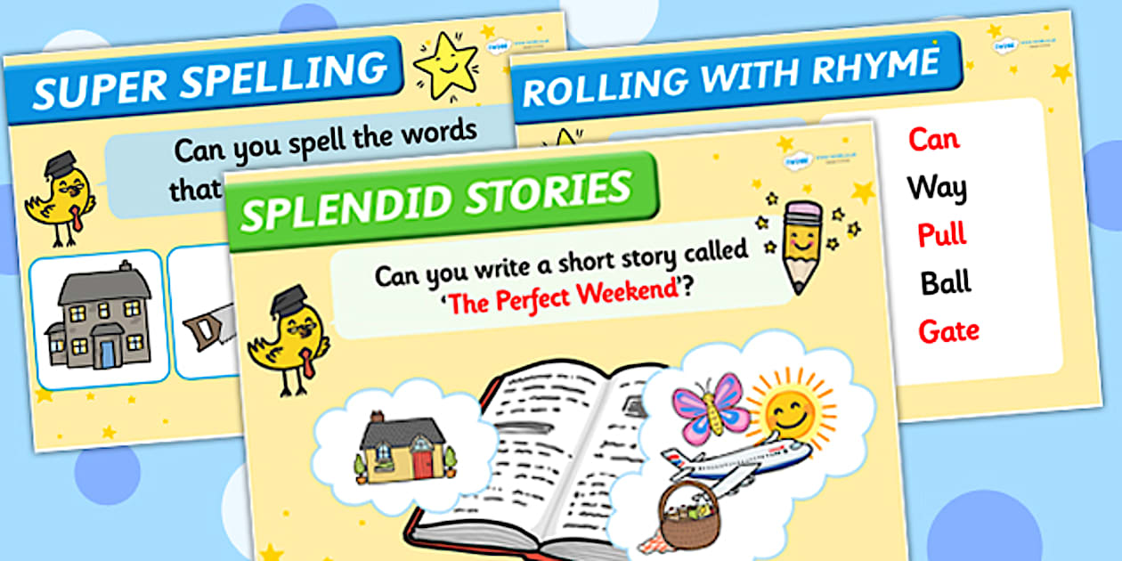 Literacy Challenge Posters (teacher made) - Twinkl