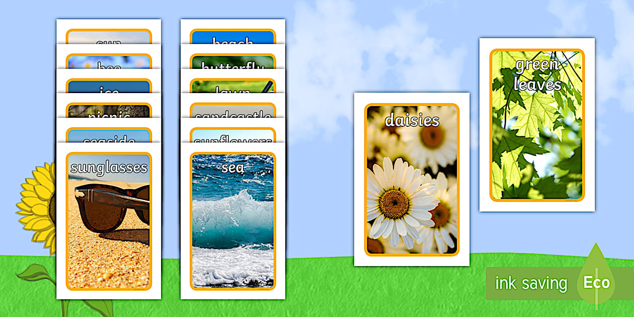 Editable Summer Display Photos for Tolsby / Fiestad Frames