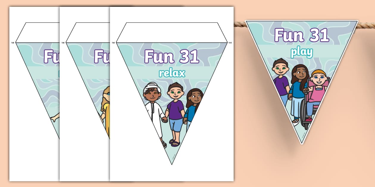 Fun 31 Display Bunting (teacher made) - Twinkl
