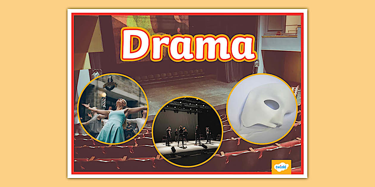 Drama Photo Display Poster (Teacher-Made) - Twinkl