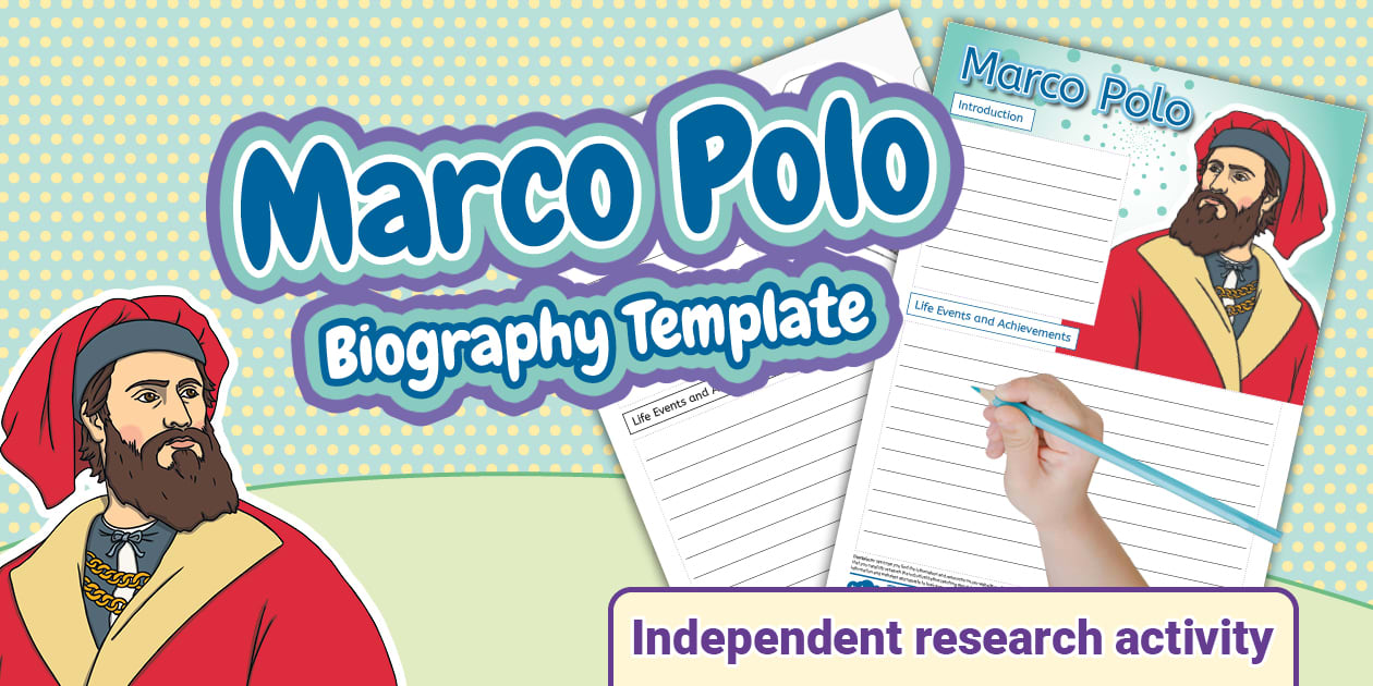 Marco Polo Biography Template