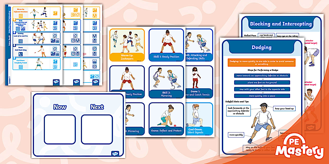 PE Mastery: Y1 Attacking & Defending Inclusive Support Pack