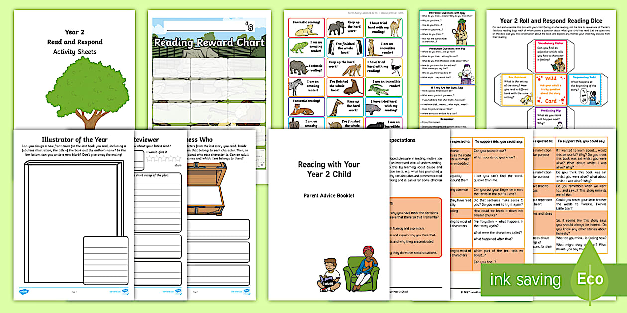 Year 2 Reading At Home Resource Pack (teacher made) - Twinkl