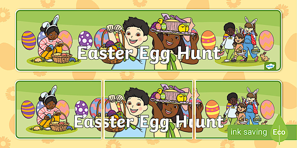 Easter Egg Hunt Display Banner