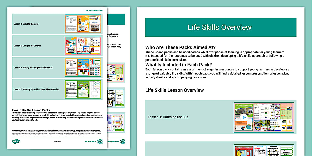 Home Education Life Skills Complete Pack - Twinkl