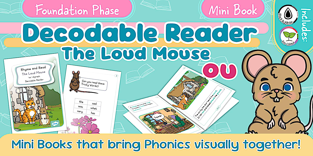 Foundation Phase Phonics - ou Digraph Decodable Reader - Mini Book (CAPS