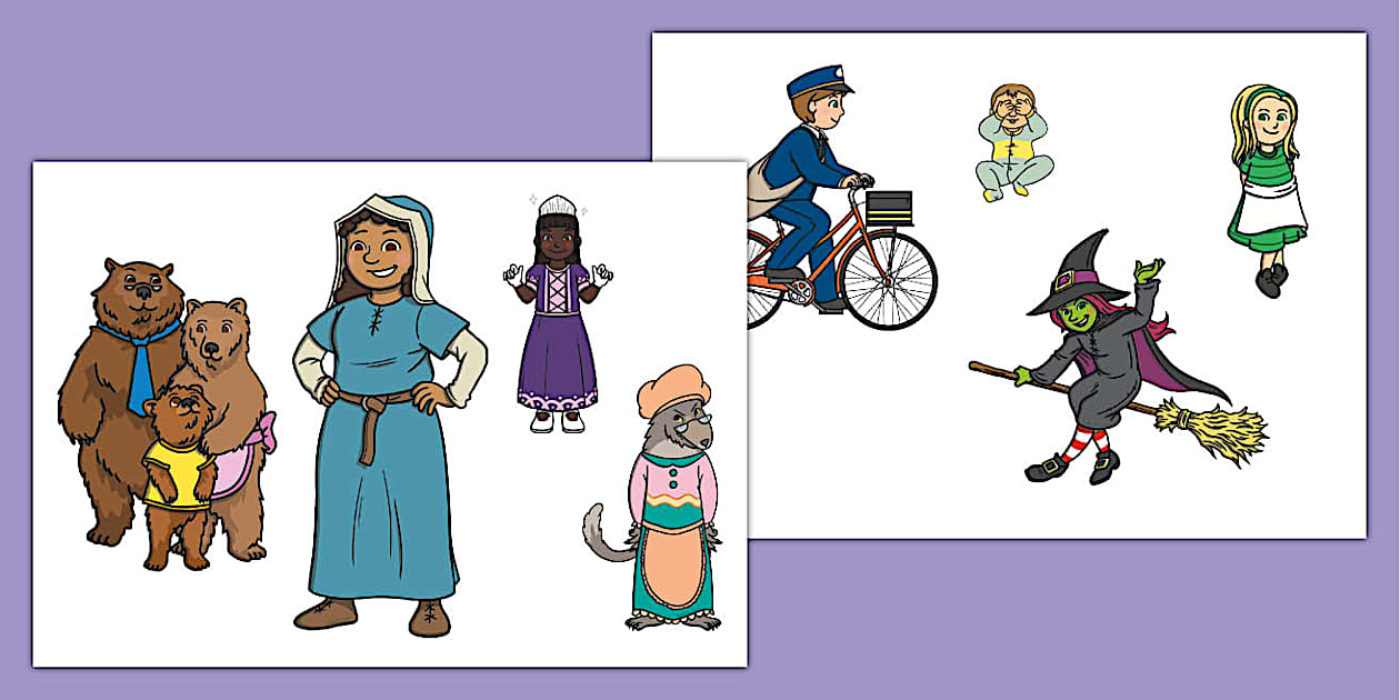 The Jolly Postman Characters to Support Teaching on The Jolly Postman