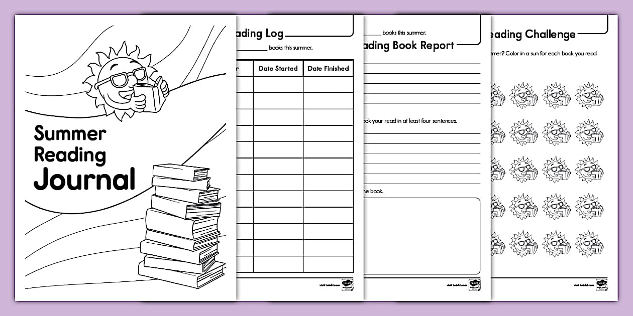 Summer Reading Log Template | Resource | Twinkl USA - Twinkl