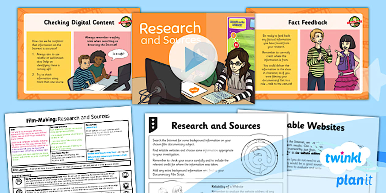 Computing: Credible Sources Lesson Plan | Year 6 - Twinkl