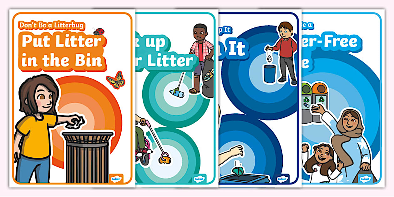No Litter Posters - Twinkl - KS1 (teacher made) - Twinkl
