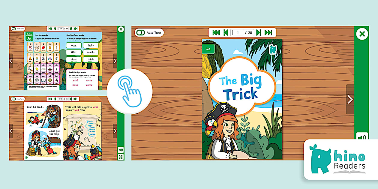 Level 4a Decodable Readers: The Big Trick (teacher made)
