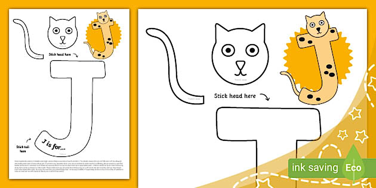 Make Your Own Alphabet Animals - J (teacher made) - Twinkl