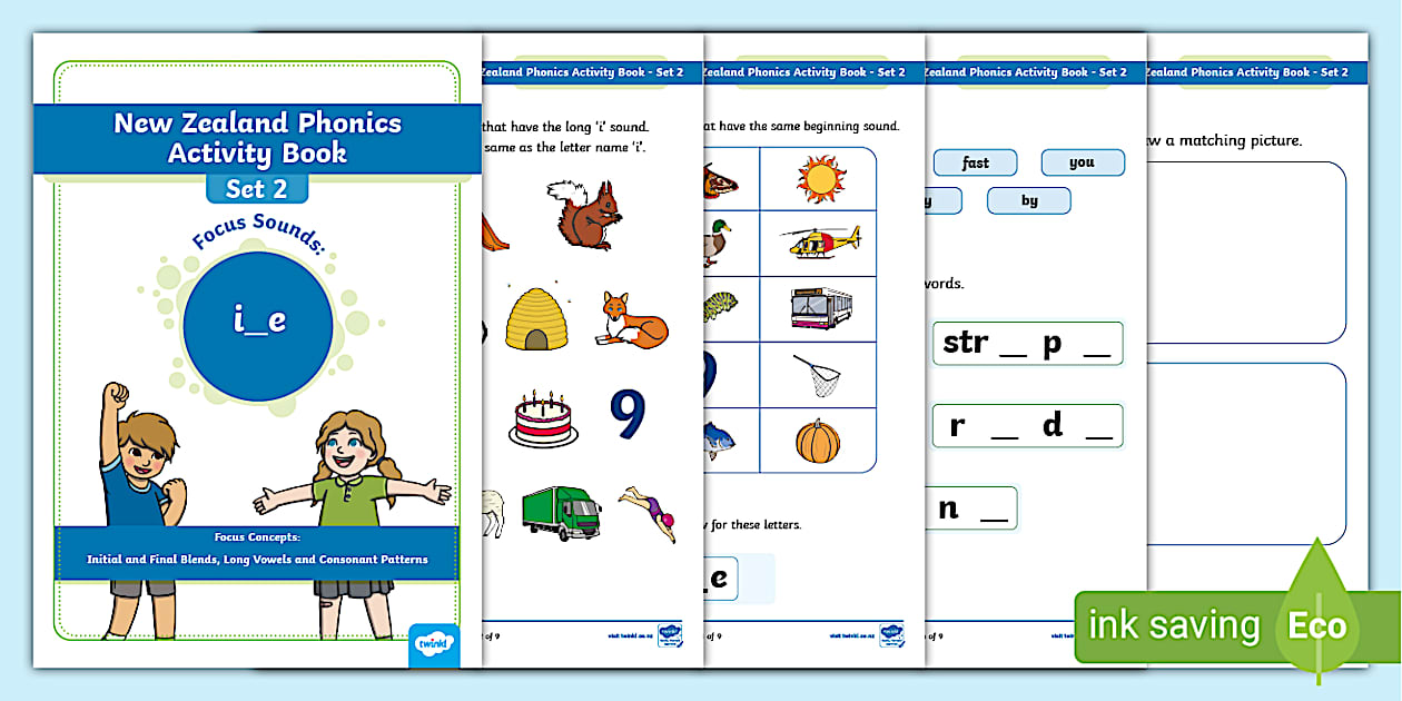 New Zealand Phonics Plus Activity Book 11 (Set 2) - Split Digraphs