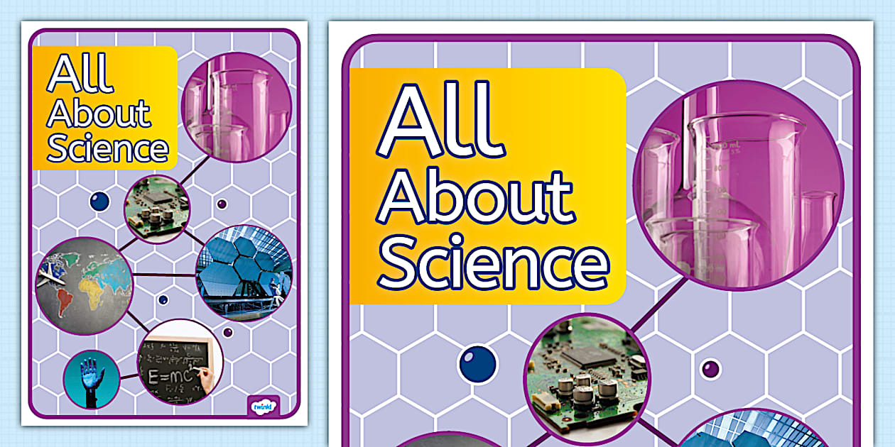 All About Science Photo Display Poster (teacher made)