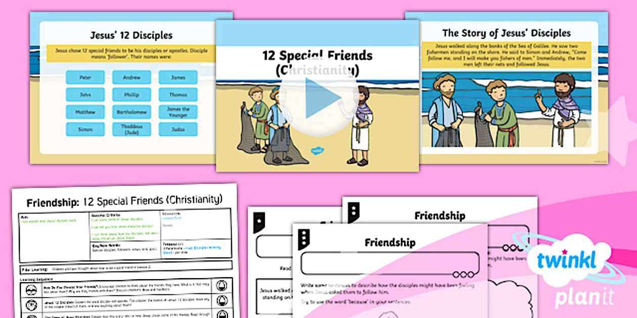RE: Friendship: 12 Special Friends (Christianity) Year 1 Lesson Pack 6