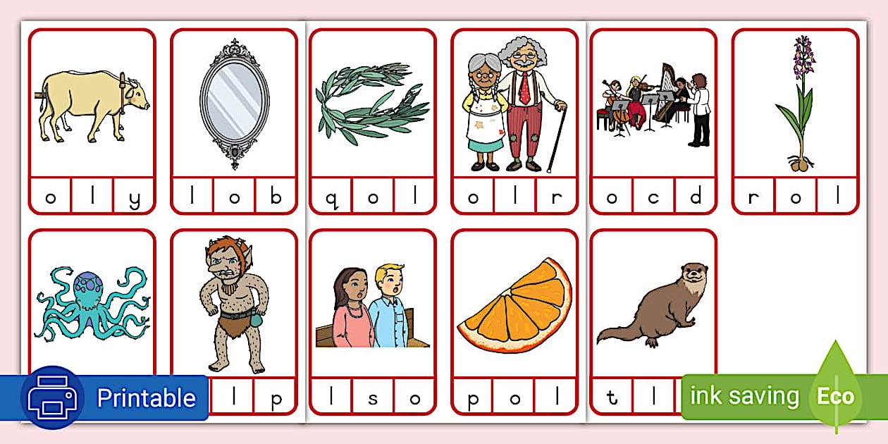 Grade R Phonics: Letter o Peg Card (teacher made) - Twinkl