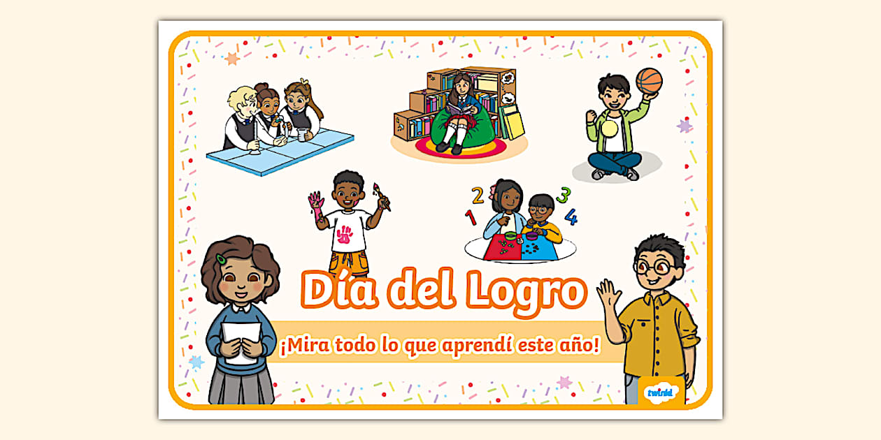 Cartel del Día del Logro | Twinkl Perú