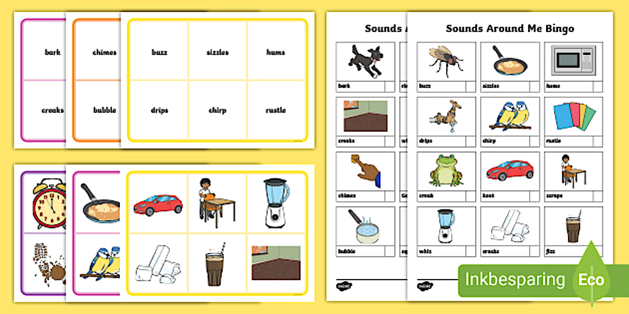 Sounds Around Me Bingo