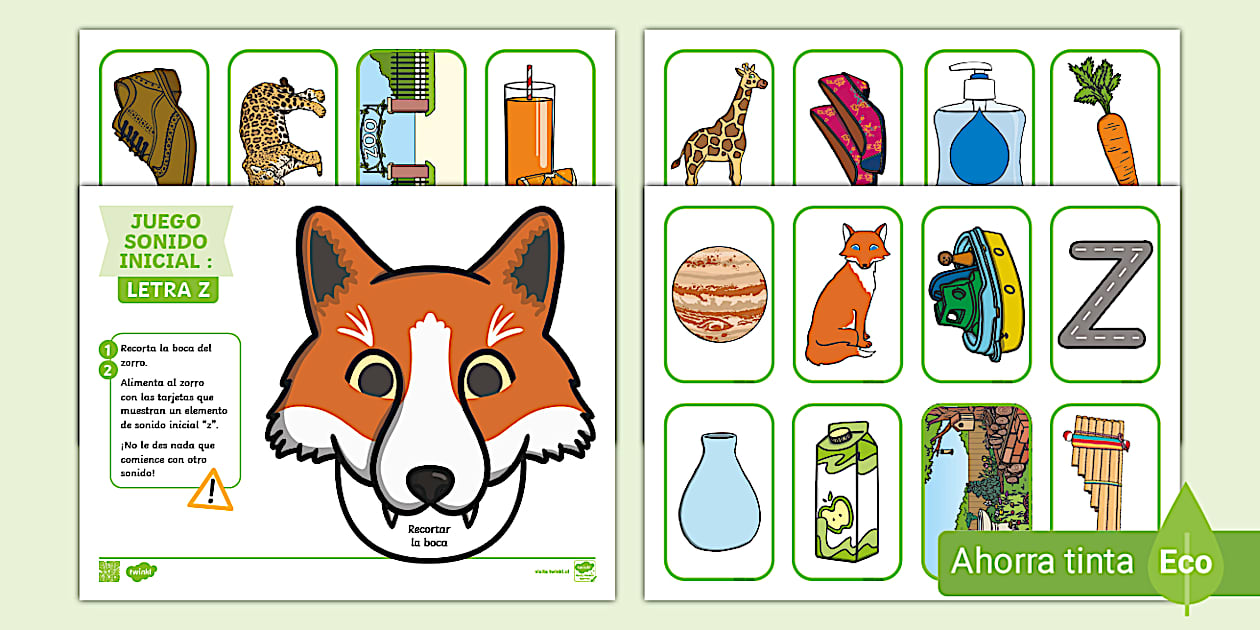 Juego: Sonido Inicial Letra Z (teacher made) - Twinkl