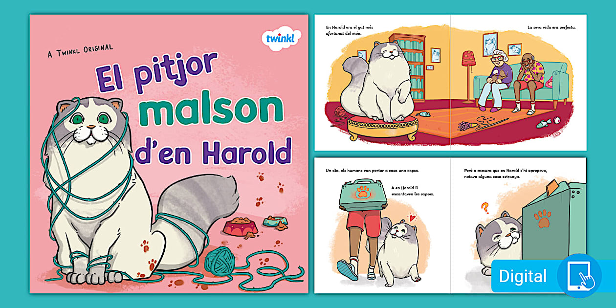 Ebook: El pitjor malson d'en Harold - Català - Twinkl