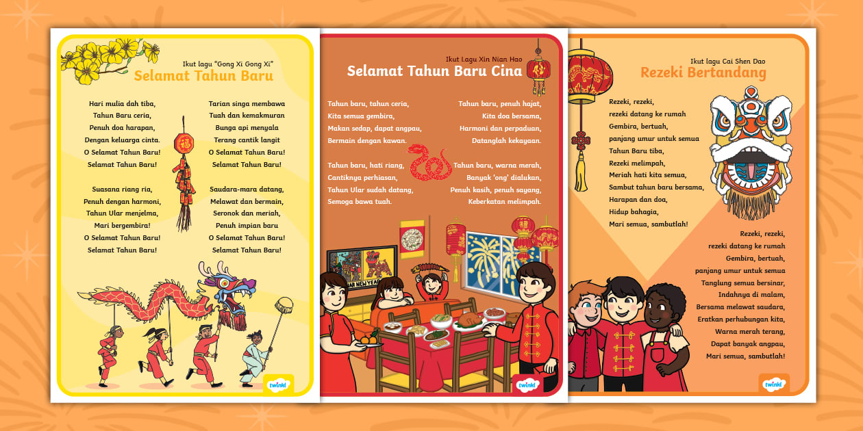 Lagu Tahun Baru Cina (Teacher-Made) - Twinkl