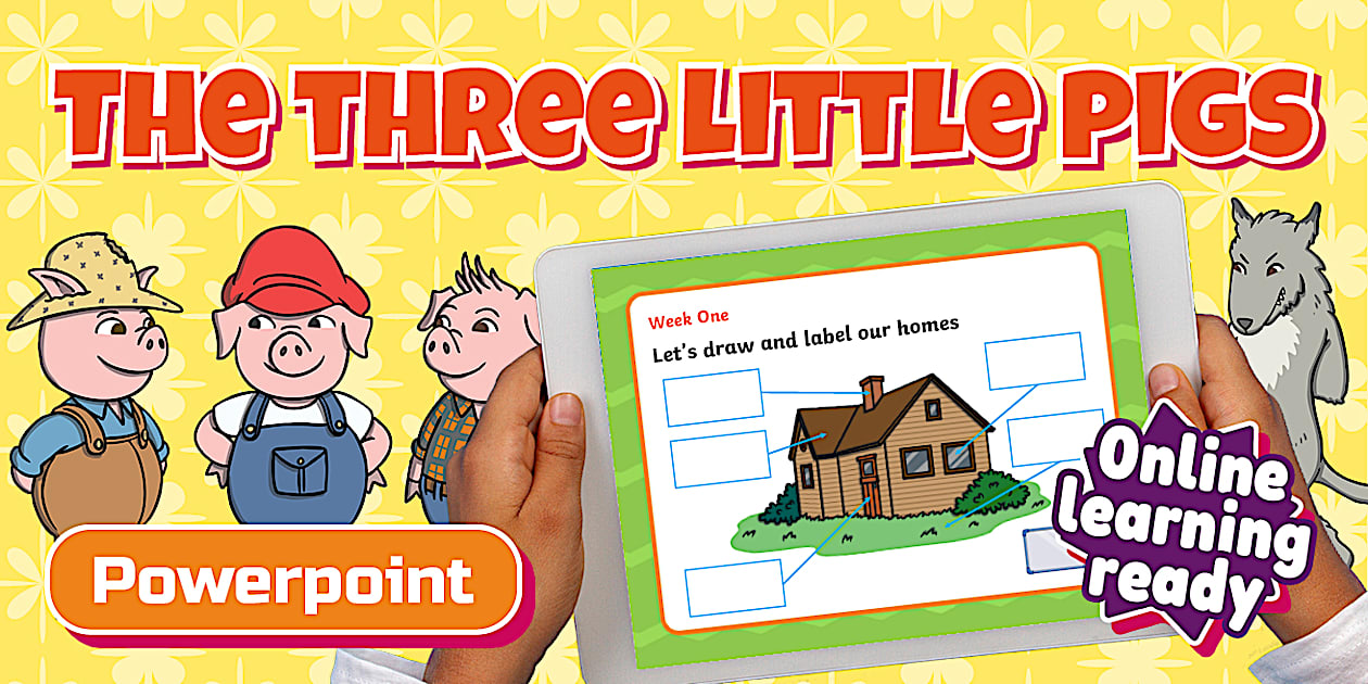 The Three Little Pigs Text Based Unit Powerpoint