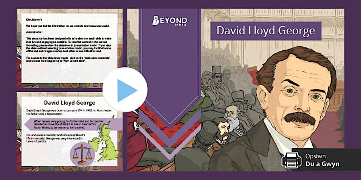 Beyond Cymru: David Lloyd George Presentation (teacher made)