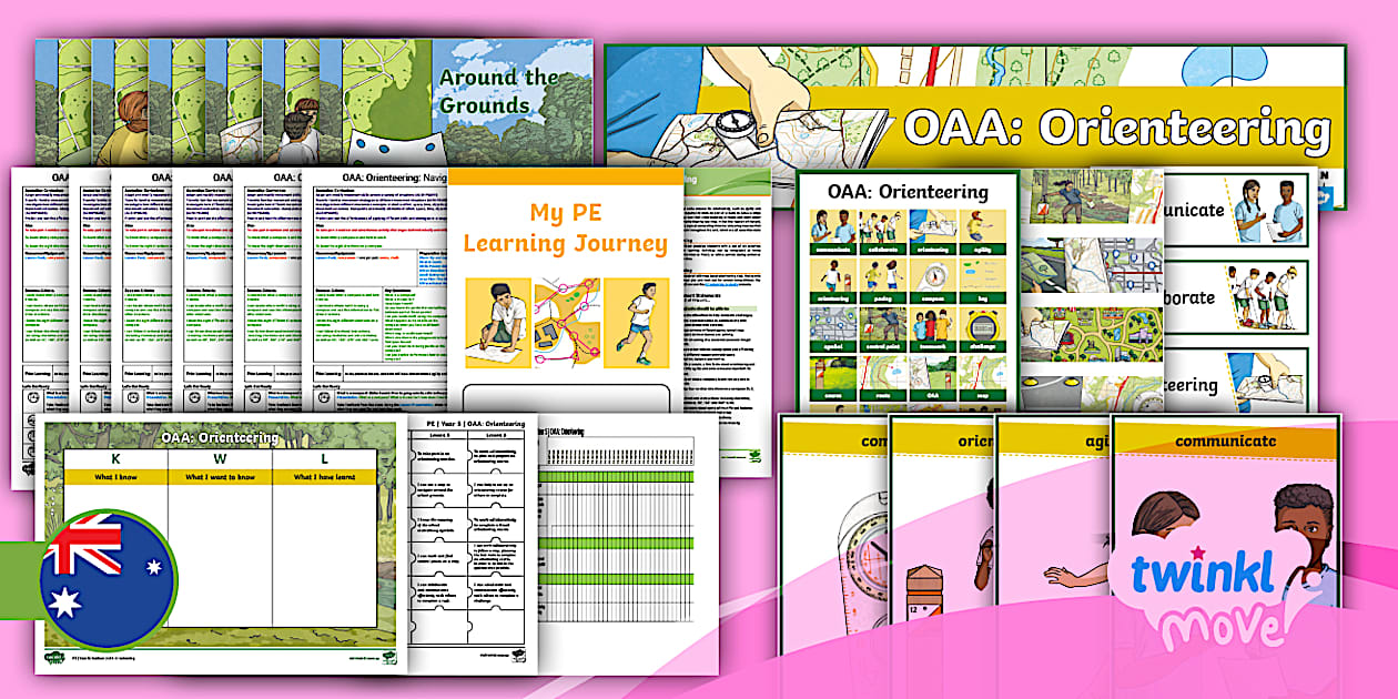 Move PE Year 5 Outdoor Adventurous Activities Unit Pack