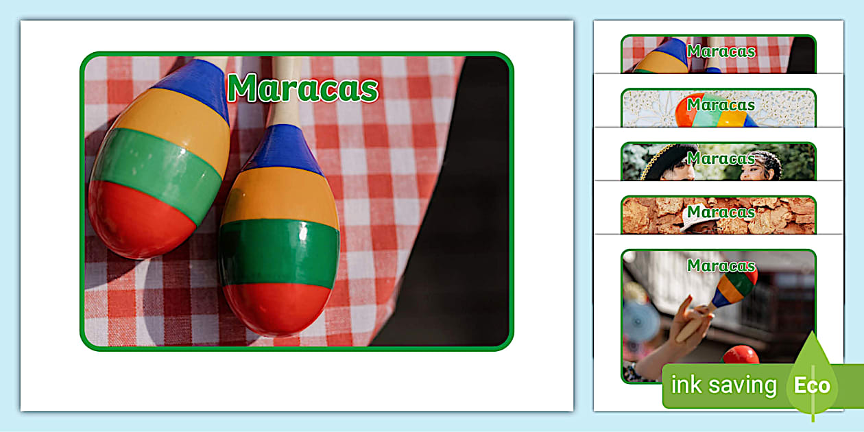 Maracas Photo Pack (teacher made) - Twinkl